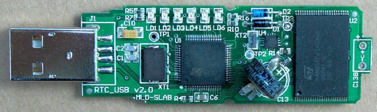 STEVAL-SCM001V1 RTC dongle demonstration board based on the M41T62 and ST72651AR6_BDTIC 代理STEVAL ...