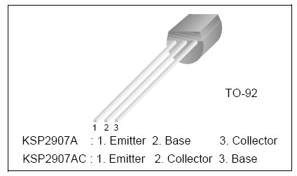 KSP2907A:PNP外延硅晶体管_BDTIC代理KSP2907A