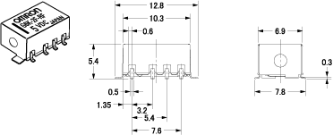 G6K-2F-RF G6KU-2F-RF G6K-2F-RF-S G6KU-2F-RF-S_BDTIC代理OMRON 欧姆龙信号继电器