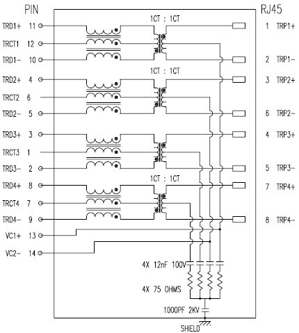1.3inch PoE RJ45插座_BDTIC 厂家直销RJI45网络接口插座,RJ45连接器