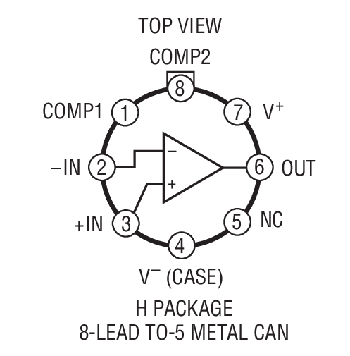 RH108A - Operational Amplifier _ BDTIC a Leading Distributor in China