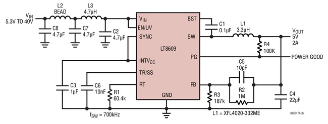 LT8609 超低 EMI 5V 2A 降压型转换器 _ BDTIC a Leading Distributor in China