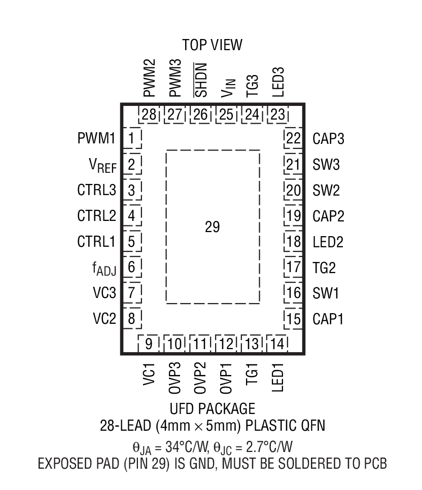 LT3496 - Triple Output LED Driver _ BDTIC a Leading Distributor in China