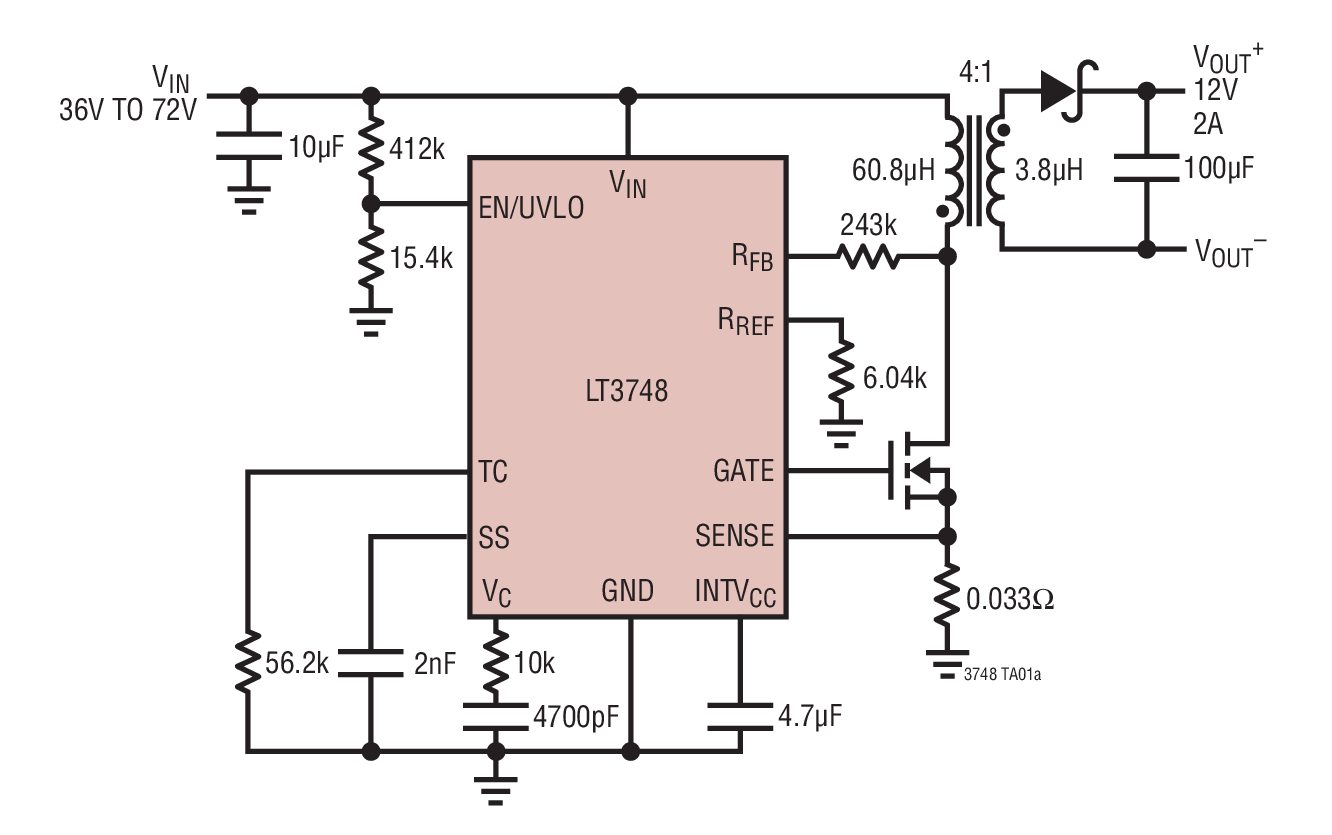 LT3748 - 100V Isolated Flyback Controller _ BDTIC a Leading Distributor ...