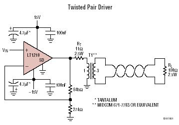 LT1210 1.1A, 35MHz Current Feedback Amplifier (CFA) _BDTIC代理LT1210