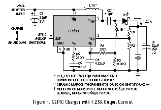 LT1513 SEPIC 恒定或可编程电流 / 恒定电压电池充电器 _ BDTIC代理LT1513