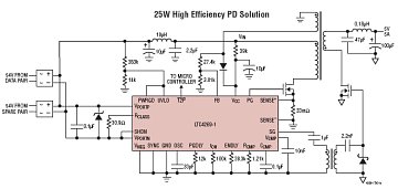 LTC4269-1 具同步 No-Opto 反激式控制器的 IEEE 802.3at PD _ BDTIC代理LTC4269-1