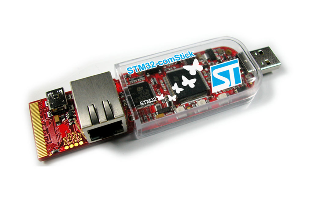 STM32-COMSTICK Low-cost evaluation and development kit from Hitex for ...